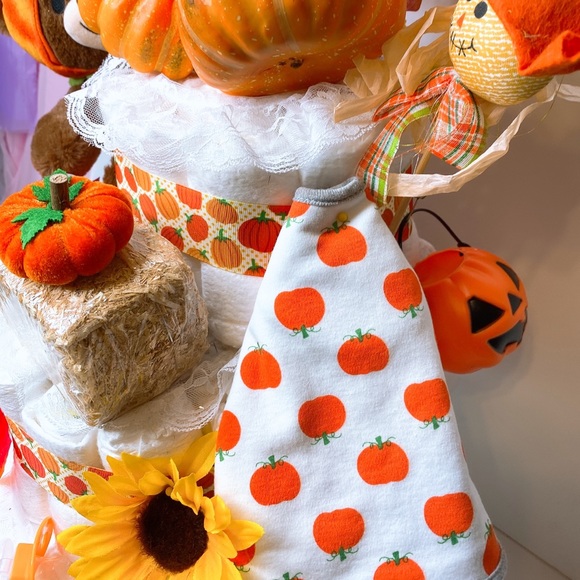 Pampers | Accessories | Pumpkin Diaper Cake Baby Shower | Poshmark